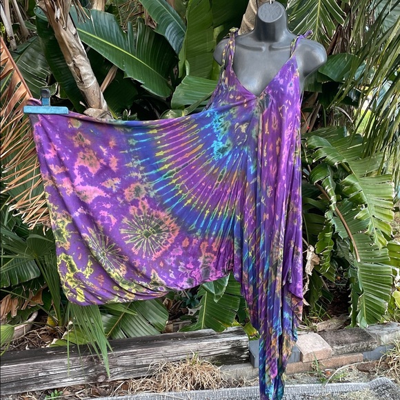 Kathmandu | Pants & Jumpsuits | Kathmandu Tiedye Wide Leg Jumpsuit ...